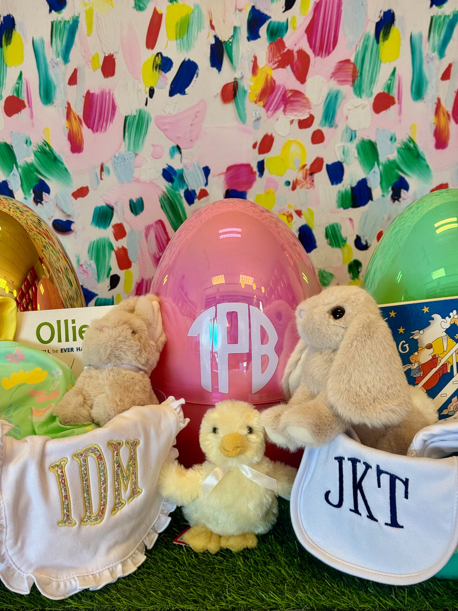 Monogrammed Easter Egg – Party Hop Shop