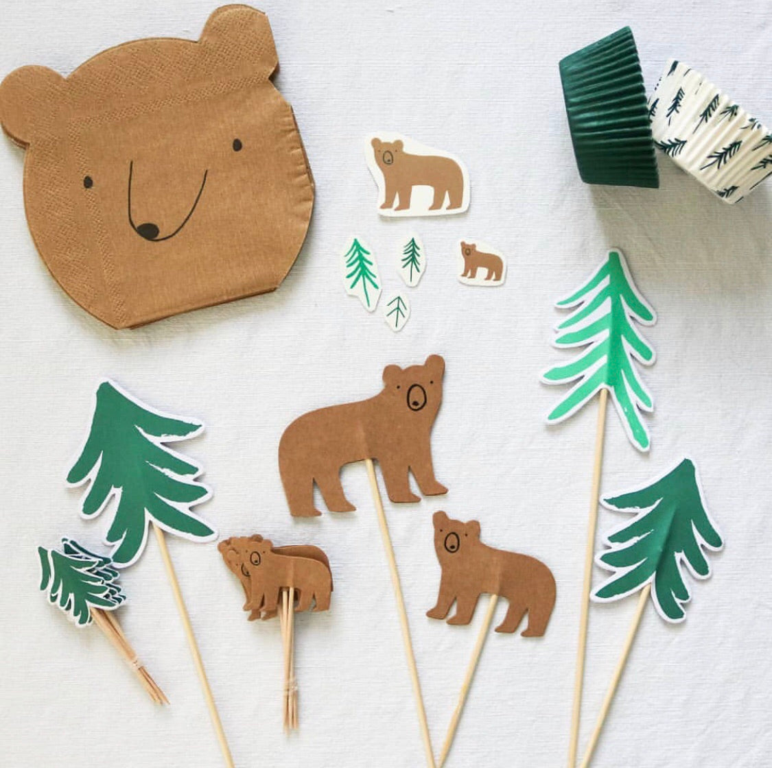 Little Explorer Bear Party Napkins – Party Hop Shop