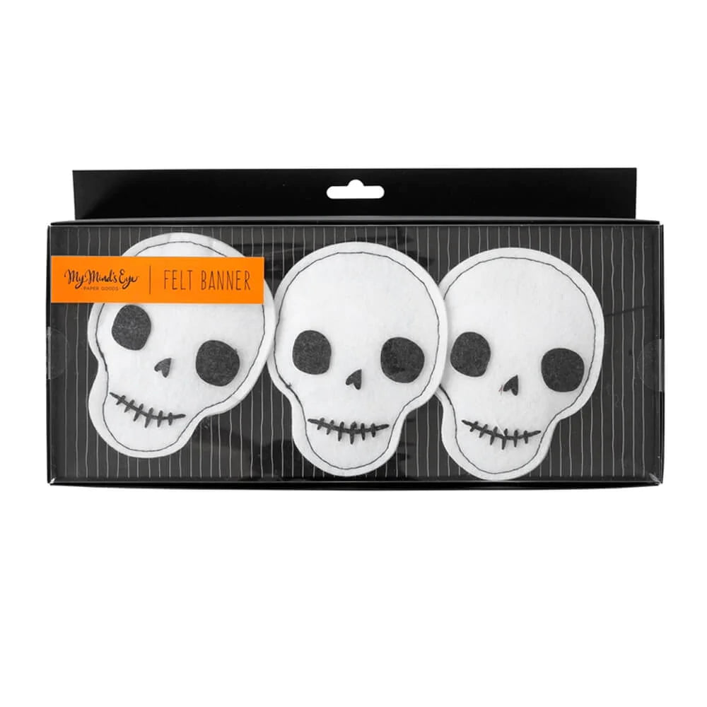 Felt Skeleton Banner – Party Hop Shop
